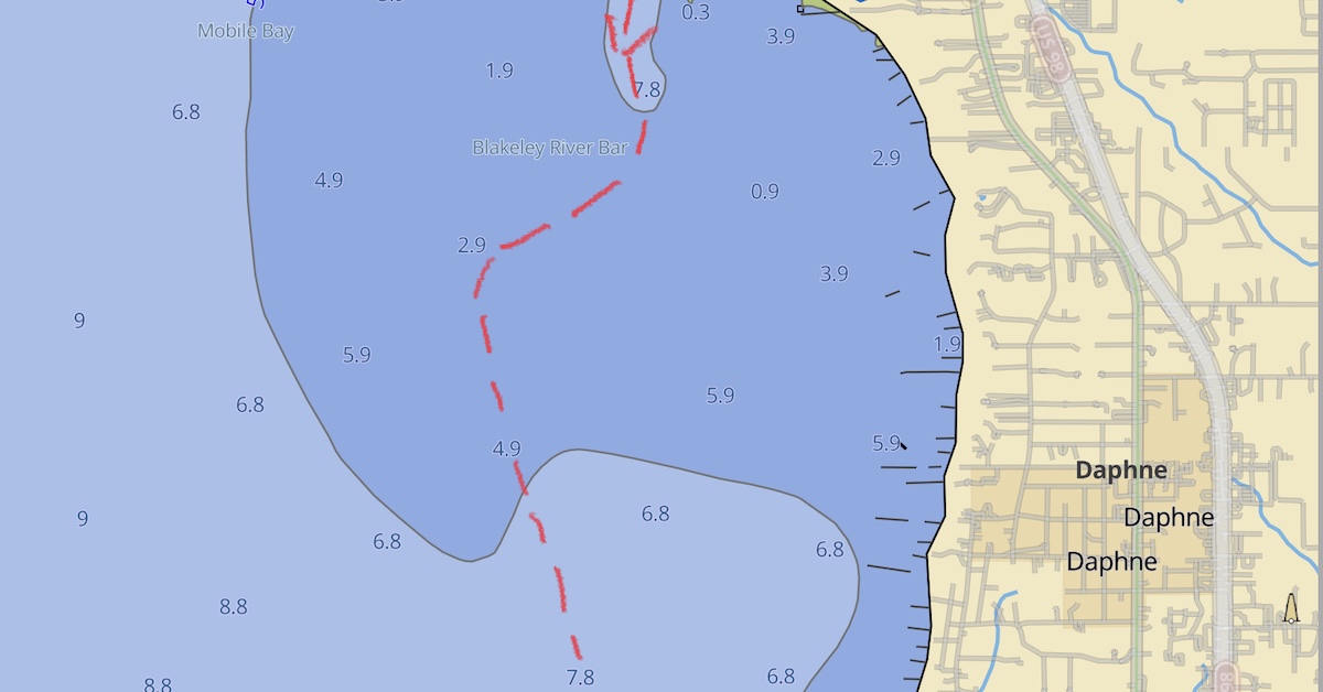 My Great Loop Adventure | North Mobile (Tensaw River Anchorage) to ...